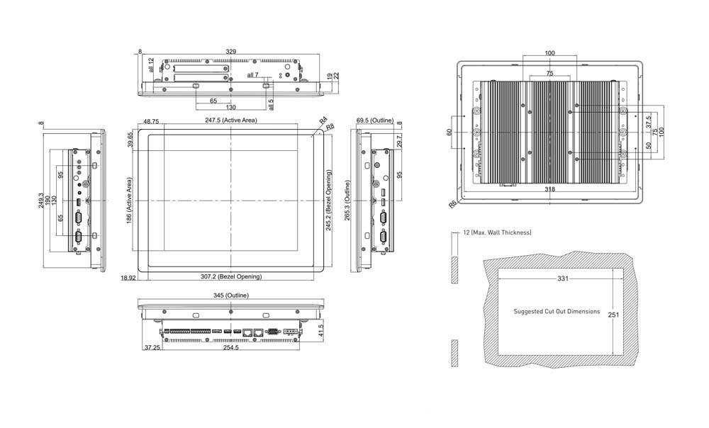 CV-112HC-R11/P2102-i5-R10, Panel PC | Cincoze